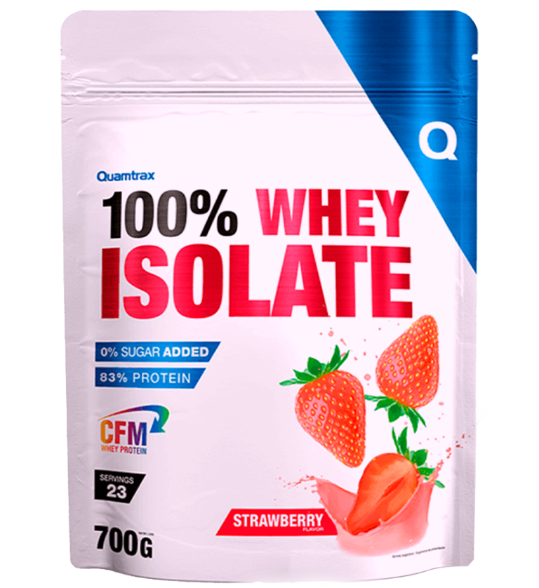 Quamtrax Direct 100% Whey Isolate 700g Strawberry White Chocolate ...